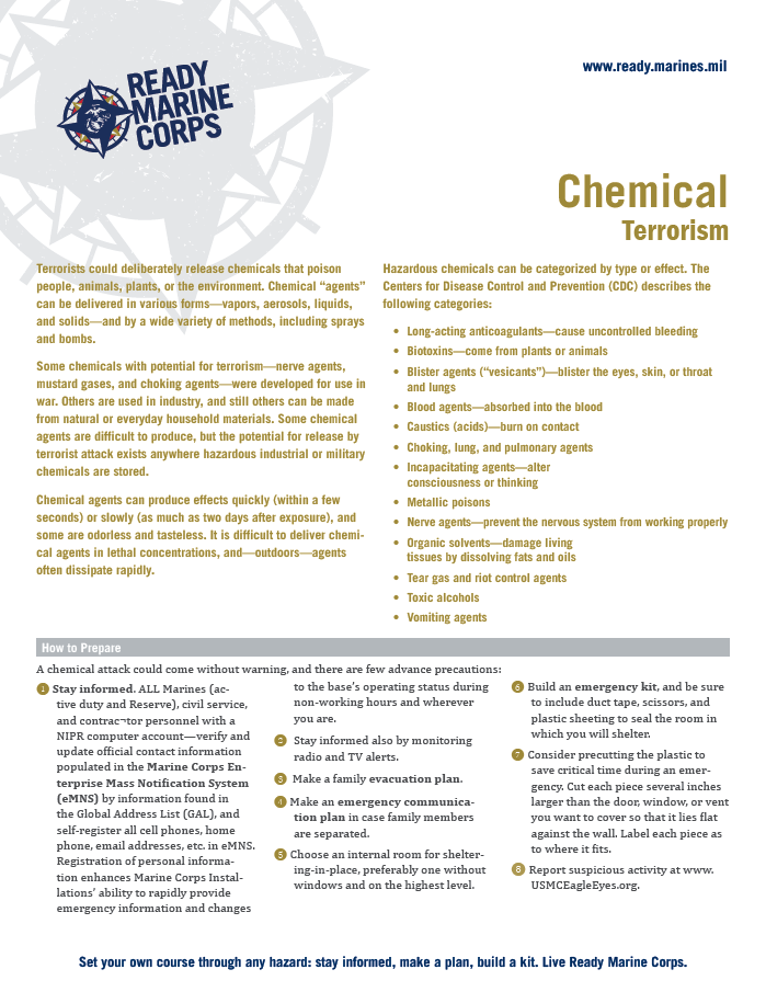 Chemical Terrorism