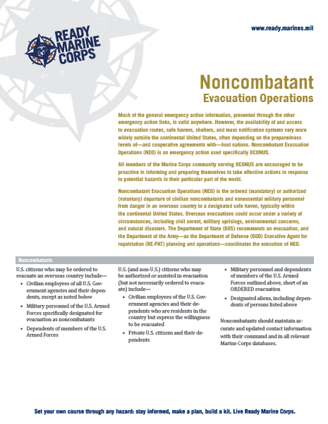Noncombatant Evacuation Operations (NEO)